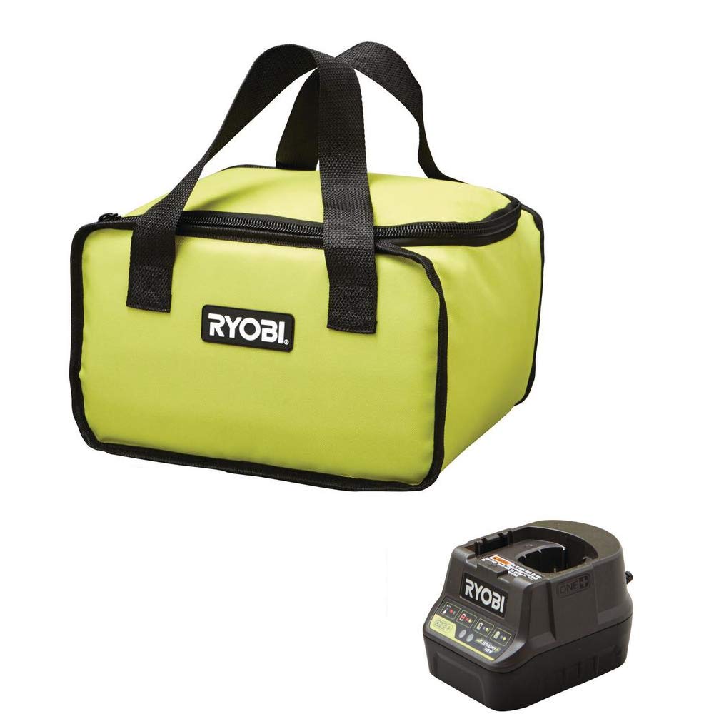 Ryobi P737D 18-Volt ONE+ Cordless High Pressure Inflator with Digital Gauge, 3.0 Ah LITHIUM+ HP High Capacity Battery, 18-Volt Charger, and Bag