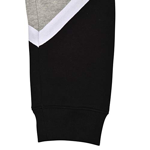 Spalding Boys Classic Ultra Fleece Slim Fit Jogger Tapered Pocket Sweatpants, Grey Charcoal (9293a), 12-Oct