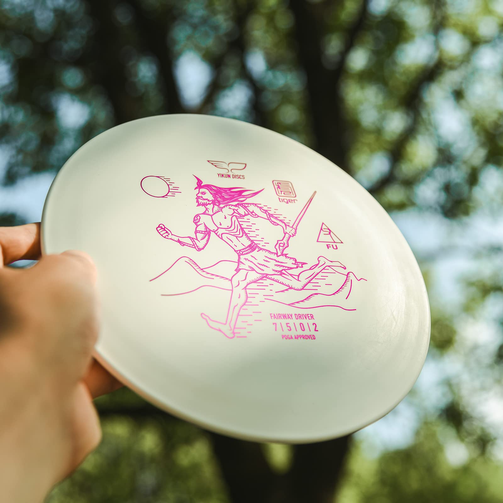 Yikun Disc Golf Discs Driver 165-170g Overstable Disc's for Outdoor Games Disc Golf Disx Professional Distance Driver Golf Discs (Color Disc May Vary)