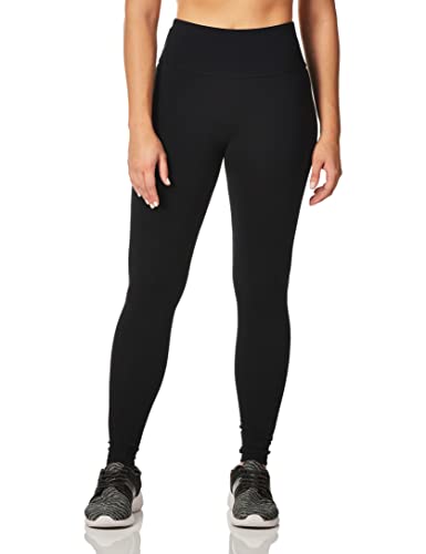 Spalding Women's High-Waisted Cotton Leggings | Comfortable Yoga Pants | Black | 1X