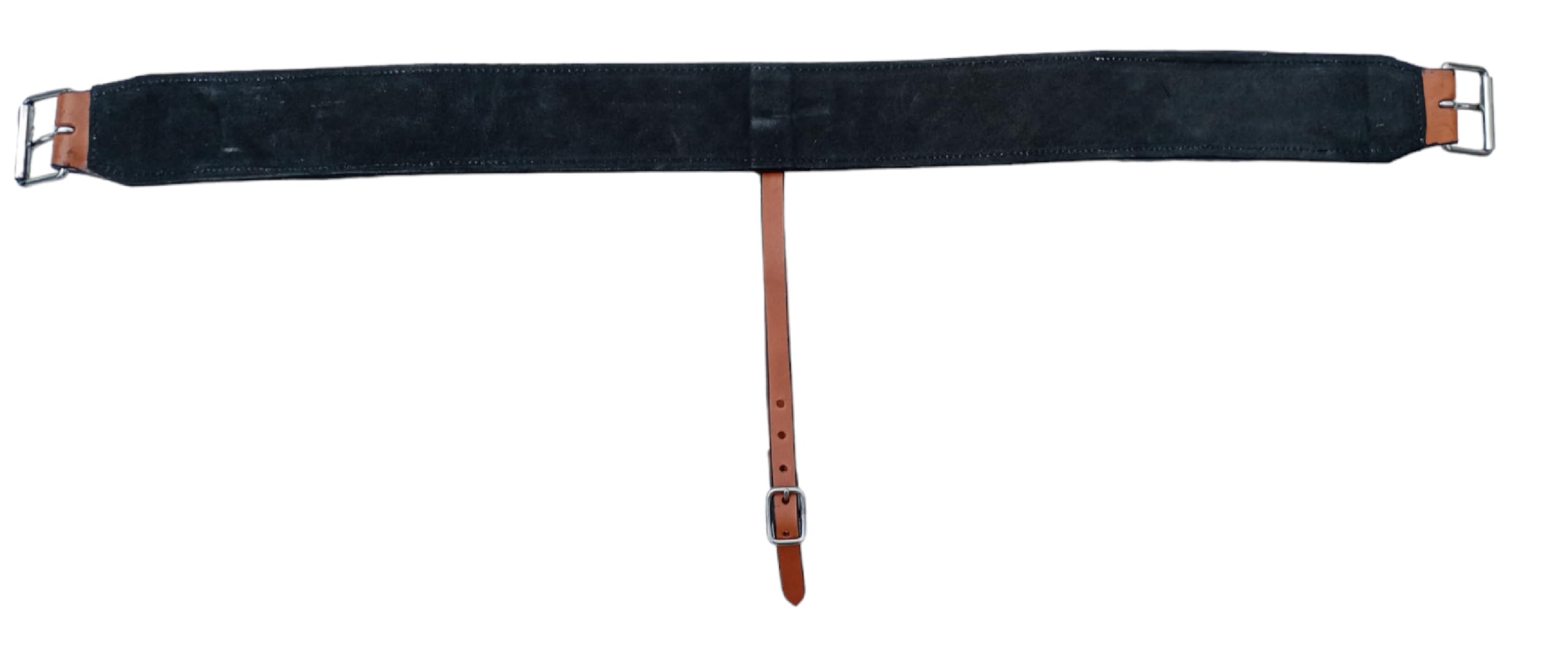 RAAVILS Horse Flank Cinch for Western Horse Saddles Horse TACK Leather Back Cinch Rear Saddle Girths