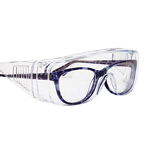 SAFE HANDLER BISON LIFE Diamont Vented Over Glasses Safety Glasses 1 PAIR | Meets ANSI Z87.1, Impact Resistant Polycarbonate Lens (1 Pair)