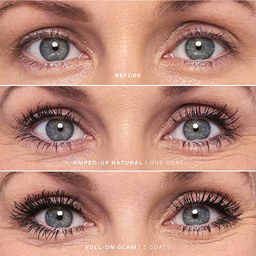 Tower 28 MakeWaves Vegan Mascara, JET Black, Lengthening and Volumizing Mascara, No Clumping or Flaking, Lightweight Mascara for Sensitive Eyes