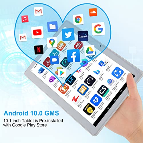 SZTPSLS Android 10.0 Tablet 10 inch Tablets with 32GB ROM 256GB Expansion 4G Phone Call, Octa-Core Processor 6000mAh Battery WiFi Double Camera