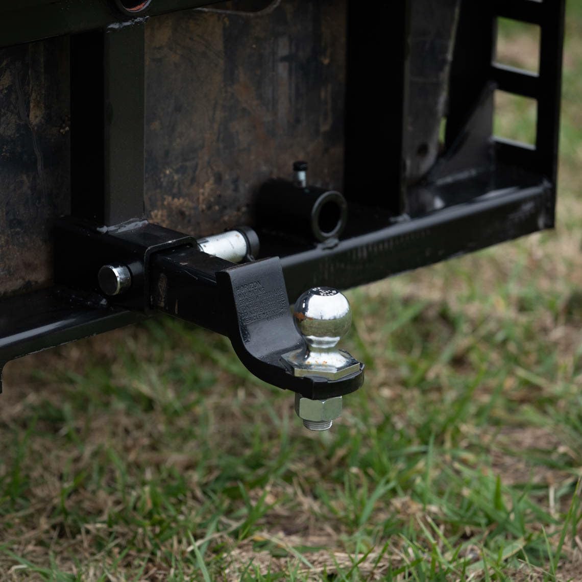 Titan Attachments Skid Steer Pallet Fork Frame Attachment, 42" Fork Blades, Rate 4,000 LB, Quick Tach Tractor, Receiver Hitch
