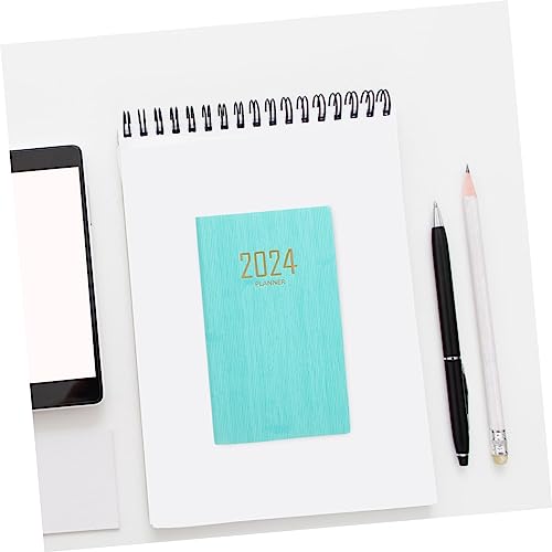 STOBOK 3pcs notebooks for work notepad for work calendar notebook daily planner notebook english agenda planner notebook planner 2024 daily planner 2024 english notebook academic planner