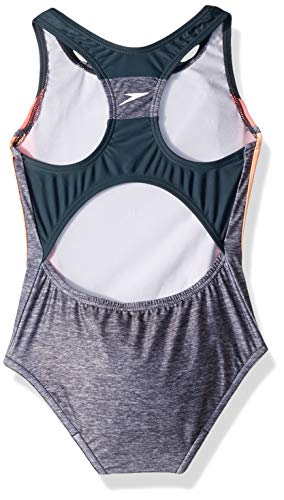 Speedo Girl's Swimsuit One Piece Infinity Splice Thick Strap