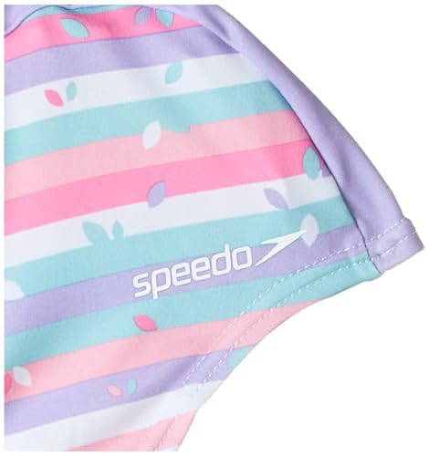 Speedo Infant Printed Polyester Swimming Cap, Galinda/Hard Candy/Marine, One Size
