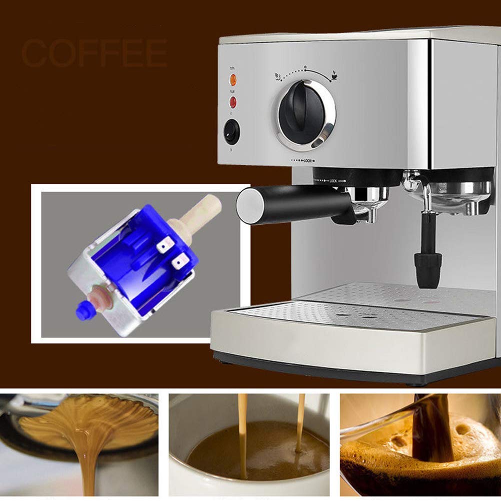 ROLTIN Coffee Machine Espresso Coffee Machine Maker 15 Bar,Capuccino,Frothing Milk Foam,920W,Capacity 1.5L Removable Drip Tray Steam Nozzle Compatible with Preparing Drinks