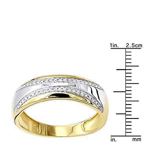 Two Tone 14K Rose Gold Plated 925 Wedding Band & Engagement Trio Ring Set 1.00CTW Round D/VVS1 Diamonds In Square Bridal Set427