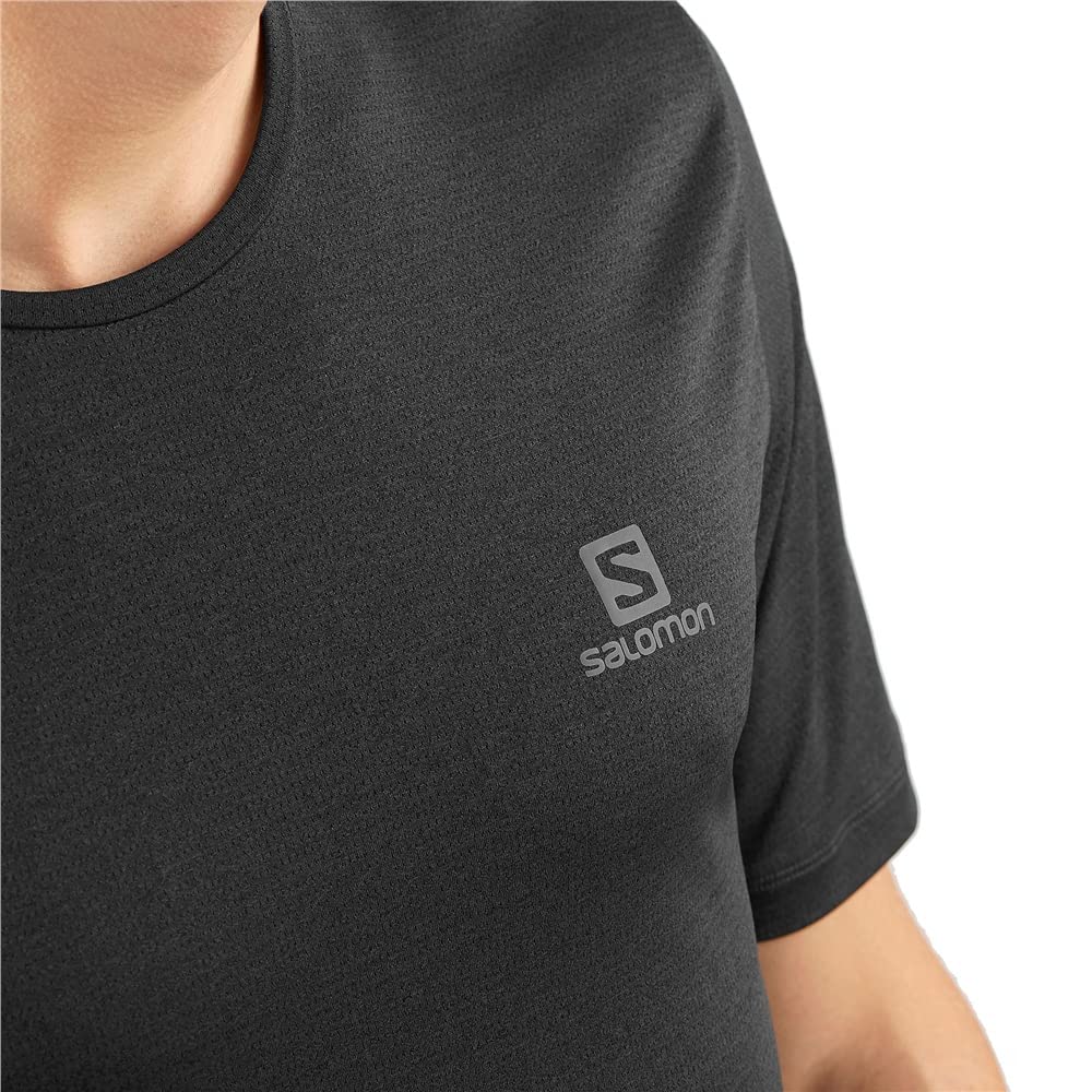 Salomon Men's Agile Training Tee, Black, XL
