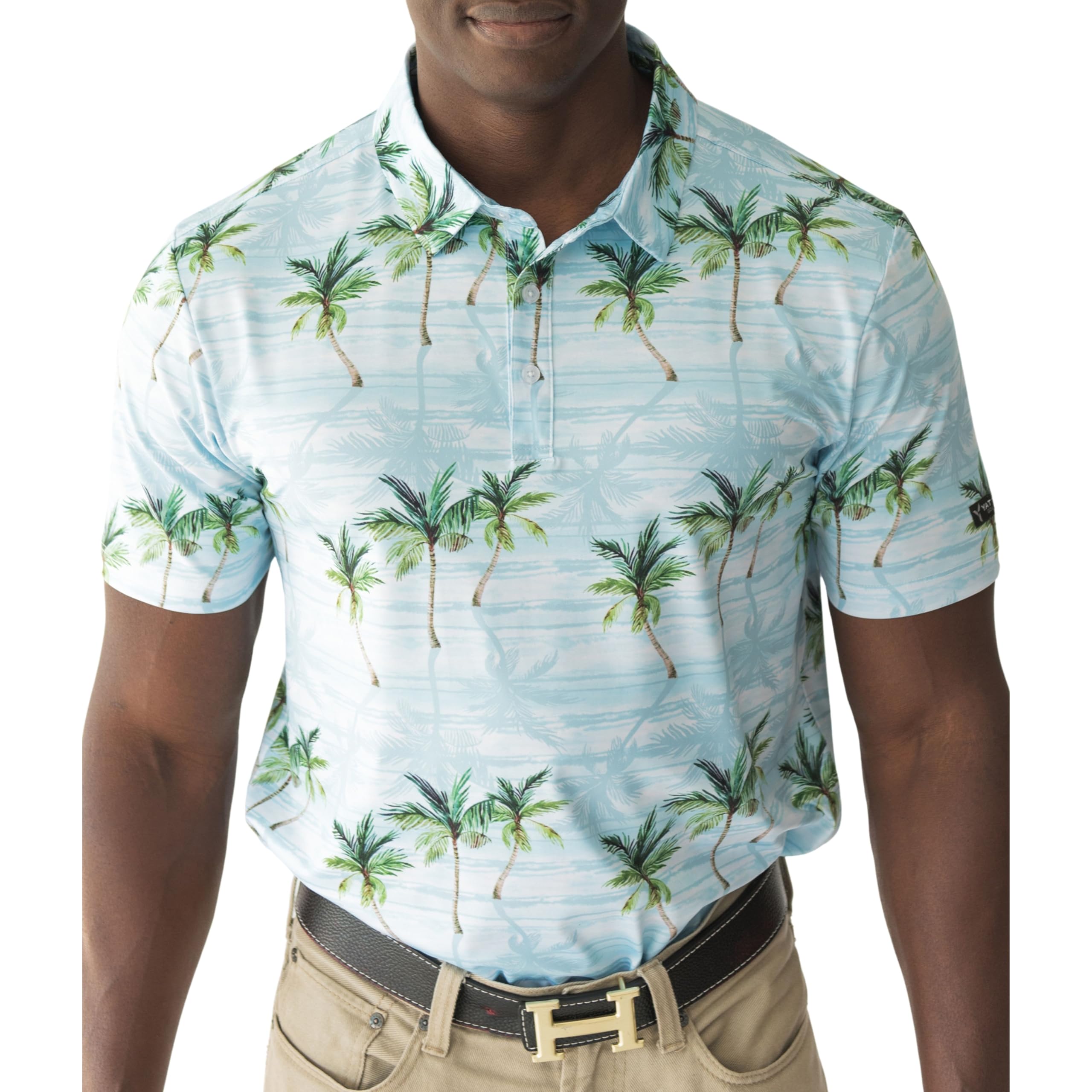 YATTA GOLF Athletic Performance Golf Shirt for Men - (XX-Large) - Dry-fit Comfort, Moisture Wicking, 4-Way Stretch, Short Sleeve Casual Polo Shirt
