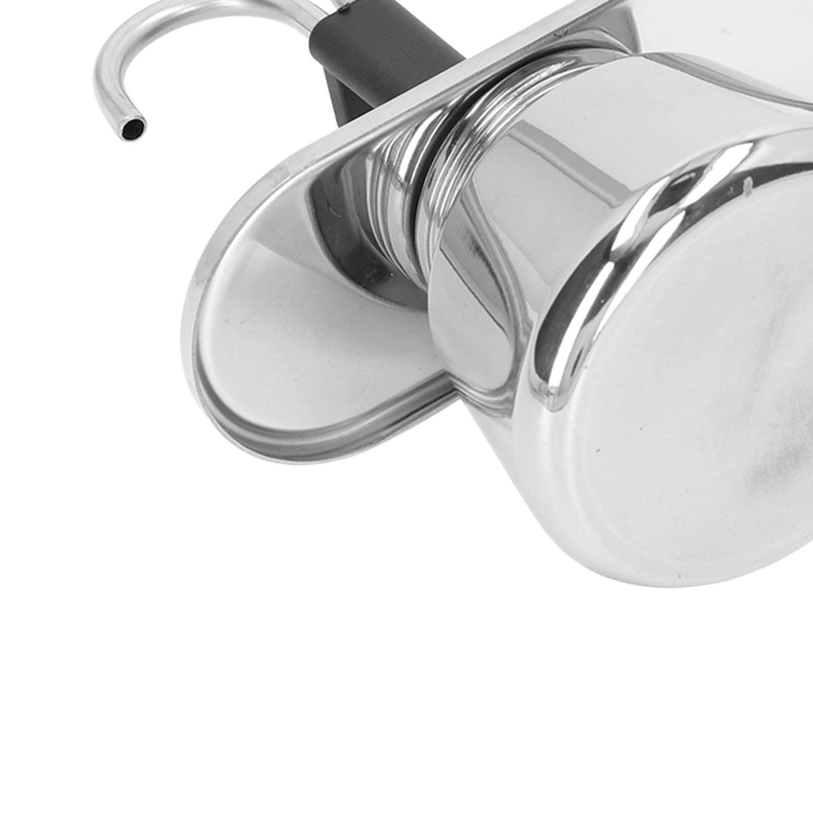 yaogohua Moka Pot 100ml, Dual Pipe Stainless Steel Moka Pot, Thickened Strainer Moka Boiling Pot, Camping Coffee Makers, Coffee Percolator Camping