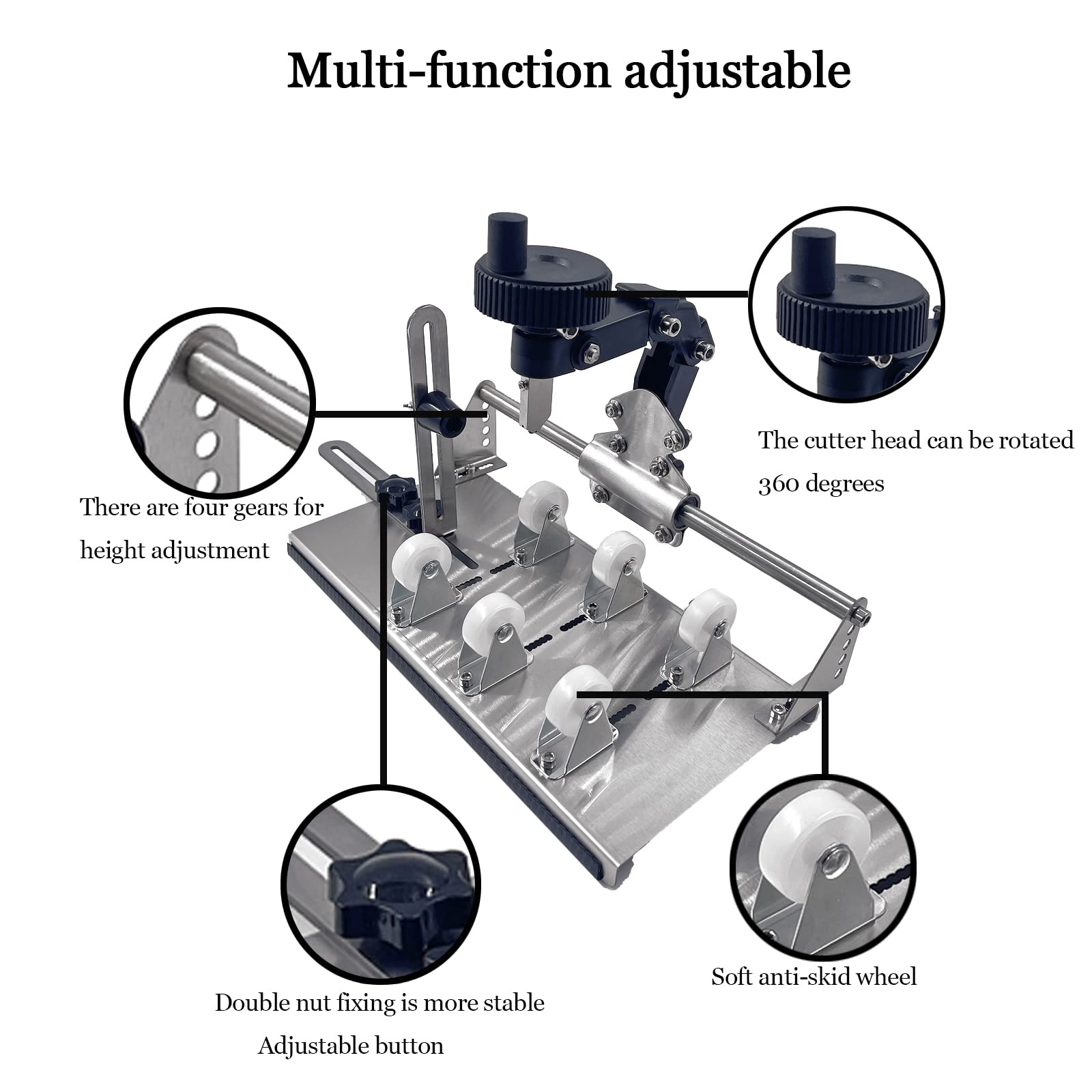 TXZMQD Bottle Cutter & Glass Cutter Kit Round and Square, Upgraded Bottle Cutting Tool Kit for Different Angles, Bottle Cutting Machine with Safety Gloves & Accessories for Wine, Beer, Whiskey