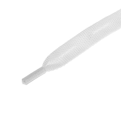 SM SunniMix Replacement Roller Skates Shoelace Strings for Hockey Ice Skates Boots Shoes Accessories Unisex 6ft Long - White, 180cm