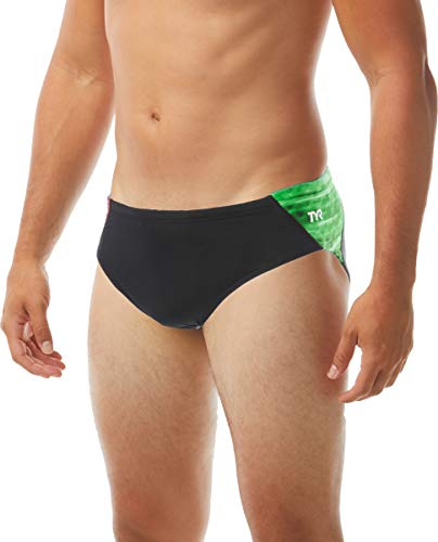 TYR Men's Castaway Racer Green 32