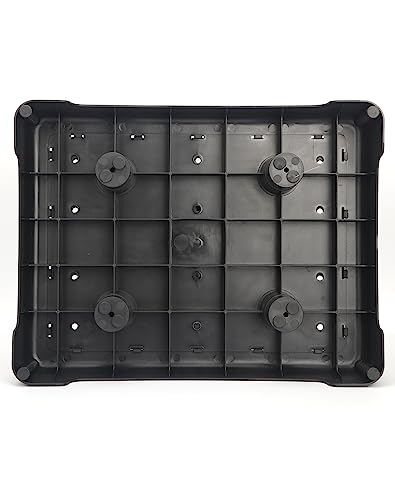 Step Stool for Adults, Heavy Duty, Anti-Slip, Ideal for Outdoor, Kitchen, Bathroom, Bedroom, Plastic, Holds 440 lbs, Half Step Ladder(Medium-Sized)