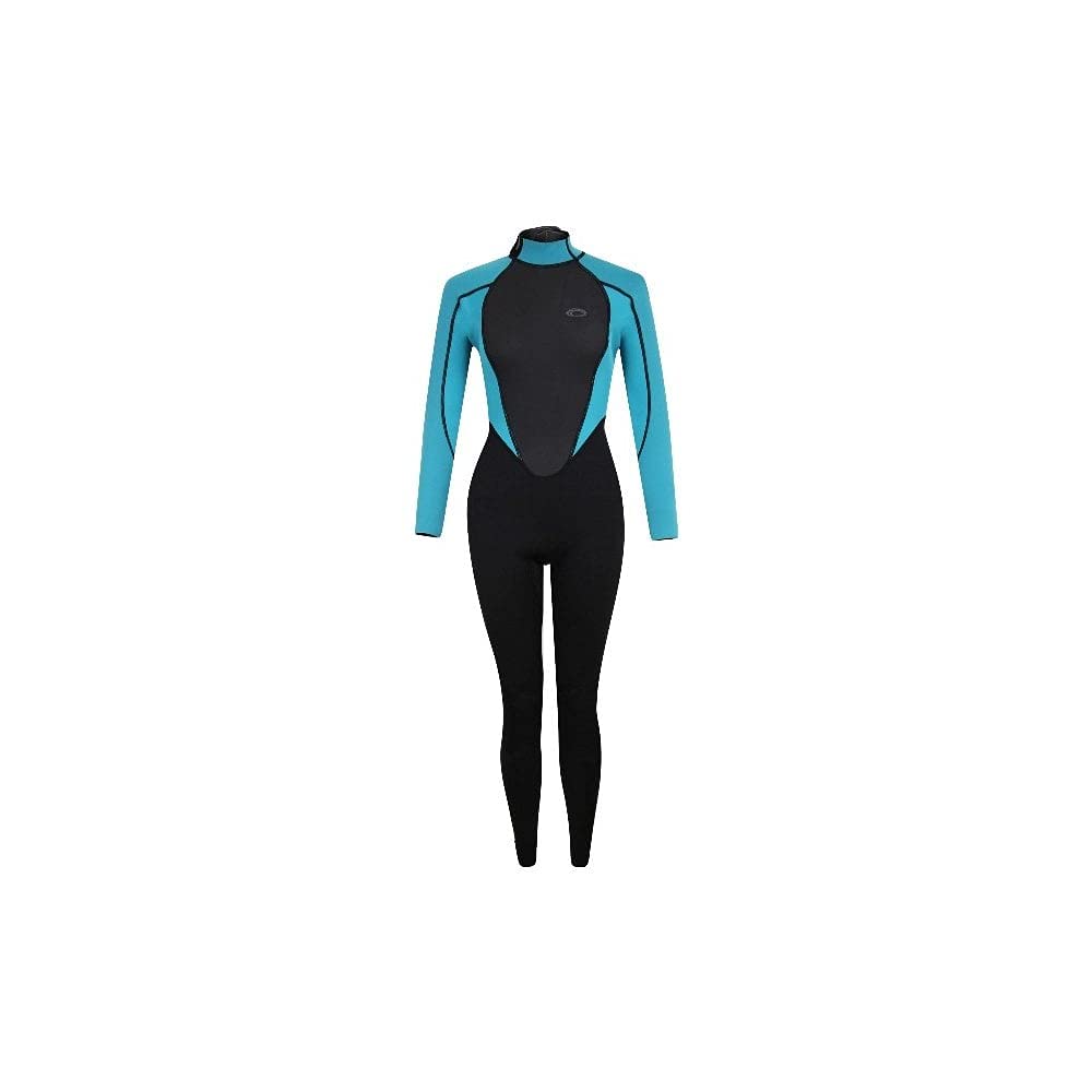 Typhoon Womens Storm3 3/2mm Backzip Wetsuit - Aqua 250885 8