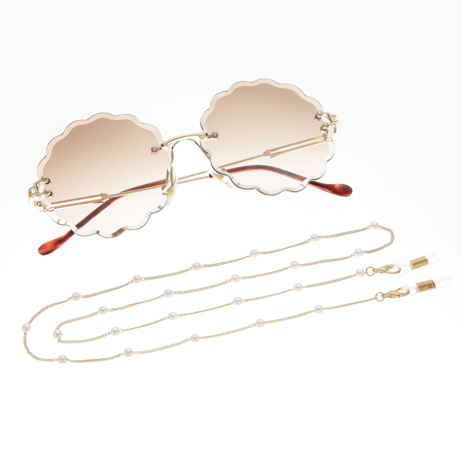 Outman Beaded Eyeglass Chain Sunglasses Holder Strap Eyewear Retainer Lanyard