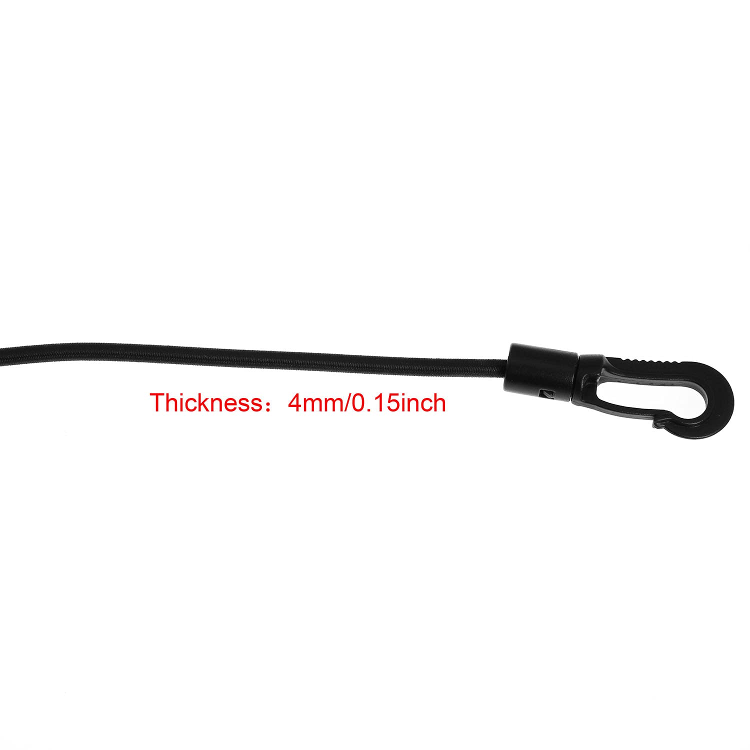 ZRM&E 2pcs Adjustable Kayak Paddle Leash Bungee Cord 120cm Inflatable Boat Canoe Kayak Paddle Bungee Shock Cord Hook Tie Down Rope, Black