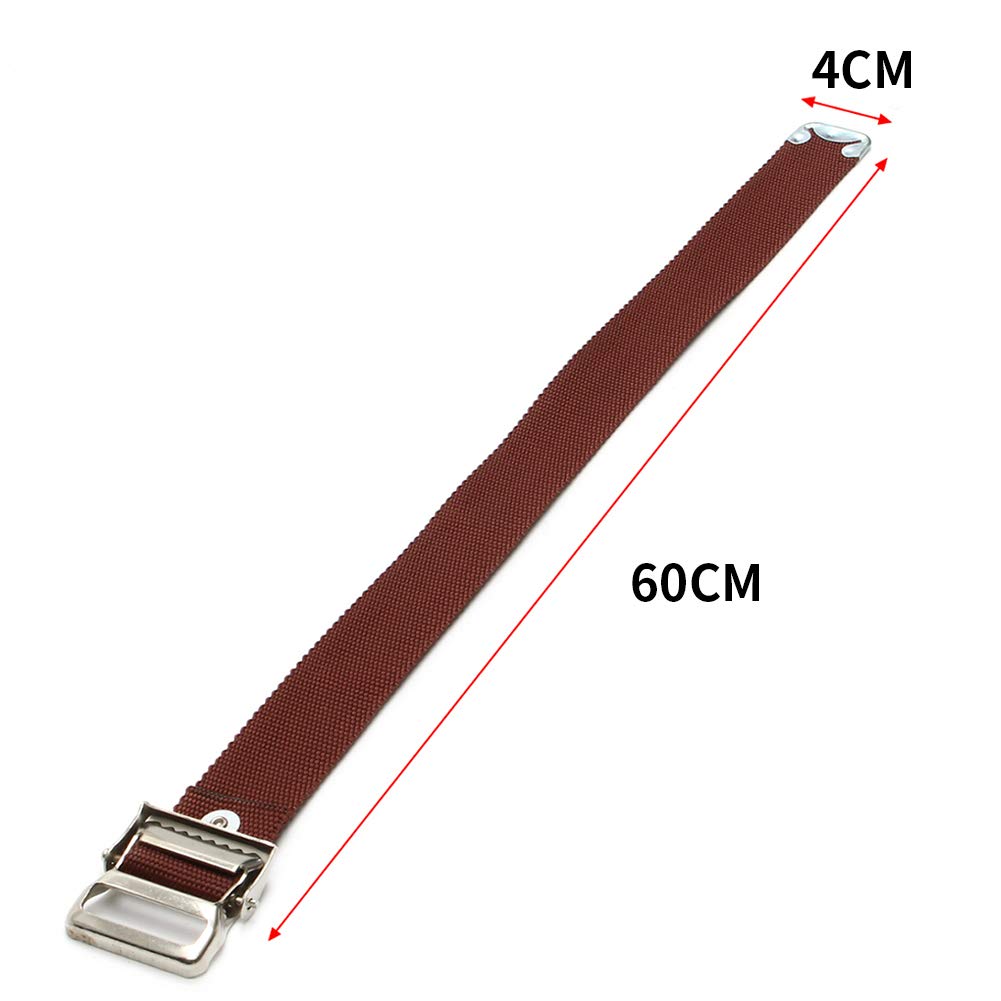 SYCOOVEN Universal Stilt Leg Bands Straps, Woven Canvas Durable Adjustable Comfort Drywall Home Improvement Stilts Firm Leg Band Straps Loop, Replacement Part for Stilts (24x1.6 inch)