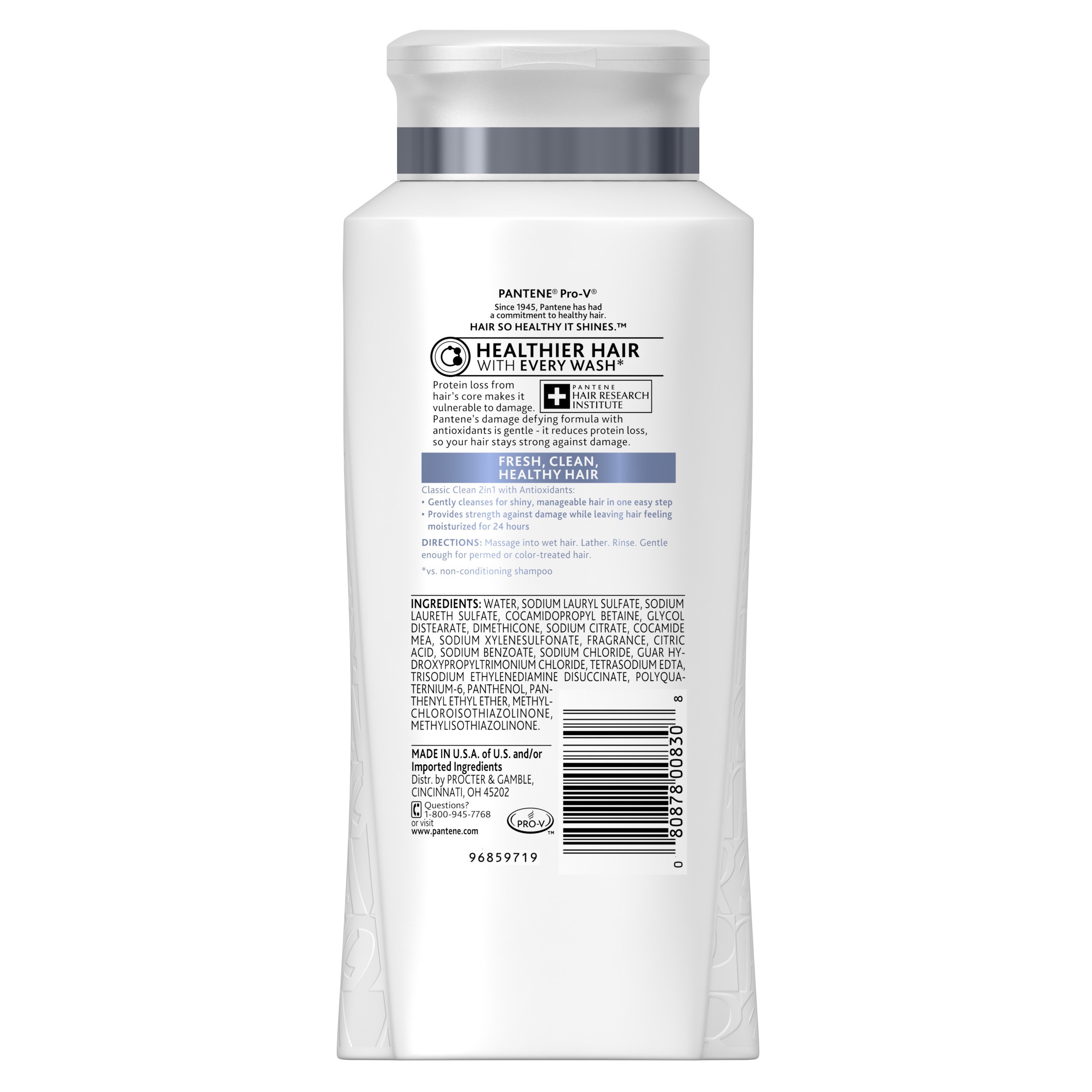 Pantene Pro-V Classic Care 2in1 Shampoo + Conditioner 25.4 Fluid Ounce (packaging may vary)