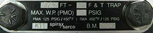 SPIRAX Sarco BM50928 STEAM Trap 3/4" 30 PSI