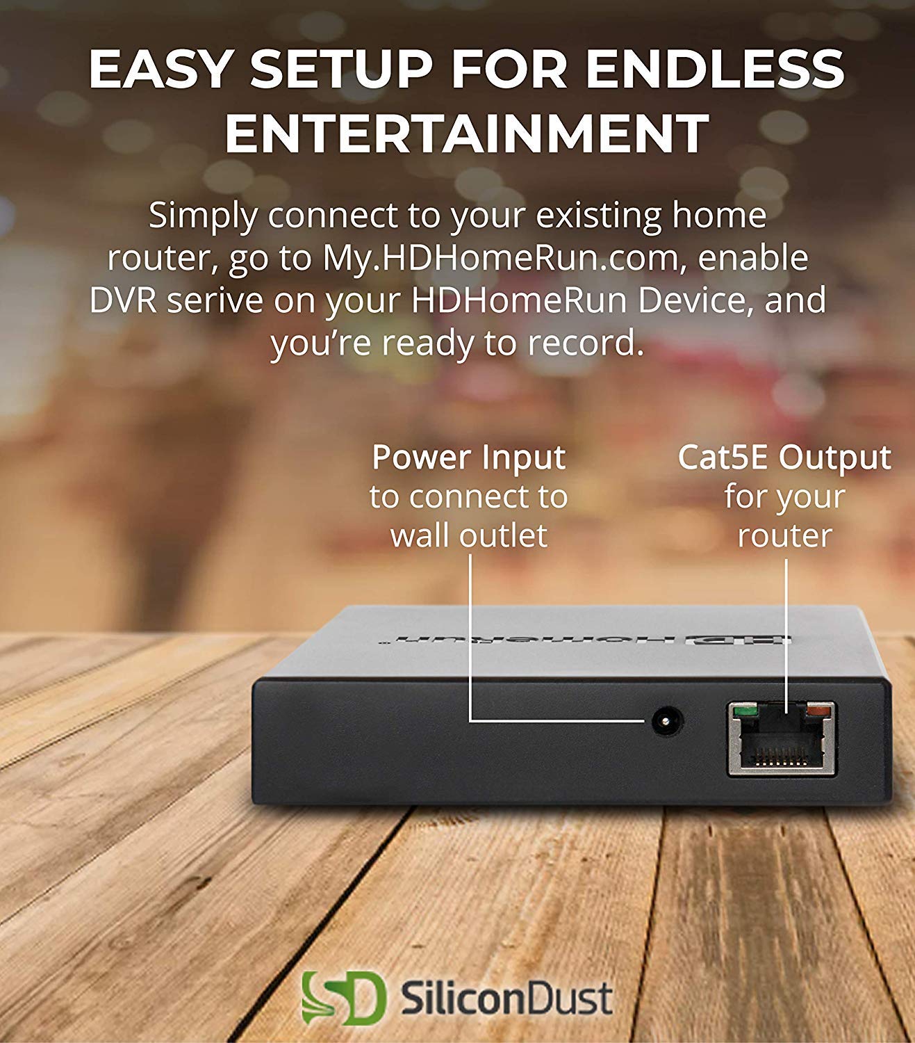 SiliconDust HDHomeRun Servio 2TB Expansion Adds 300+ Hours TV Recording (HHDD-2TB)