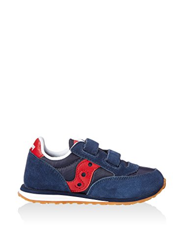 Saucony Boy's Originals Jazz Hook & Loop (Toddler/Little Kid) Navy/Red 6.5 Toddler W