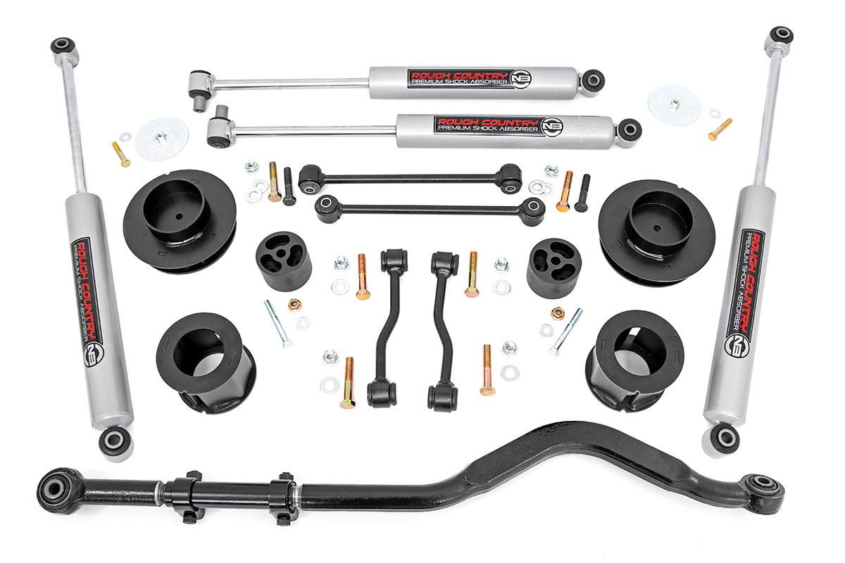 Rough Country 3.5" Lift Kit w/N3 Shocks for 20-24 Jeep Gladiator JT 4WD - 63730