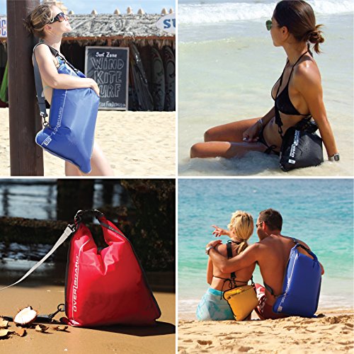 OverBoard Waterproof Dry Flat Bag, Black, 30-Liter