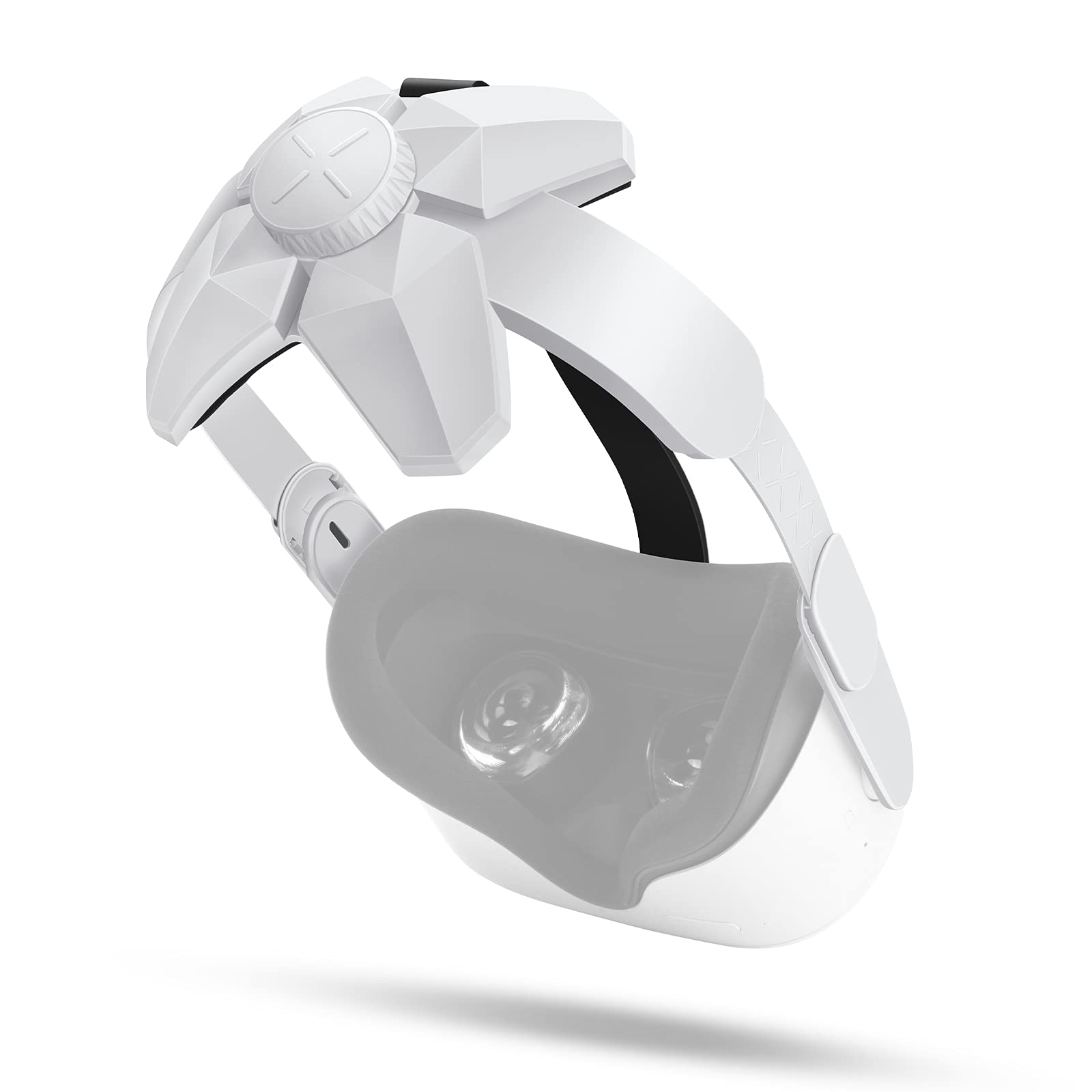 YINKE Elite Strap for Oculus Quest 2, Head Strap Replacement Quest 2 Accessories- Using VR Adjustable, Comfortable Support Design to Reduce Pressure