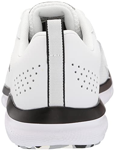 Under Armour Mens Charged Assert 9 Marble Running Shoe, White(101 Black, 11 US