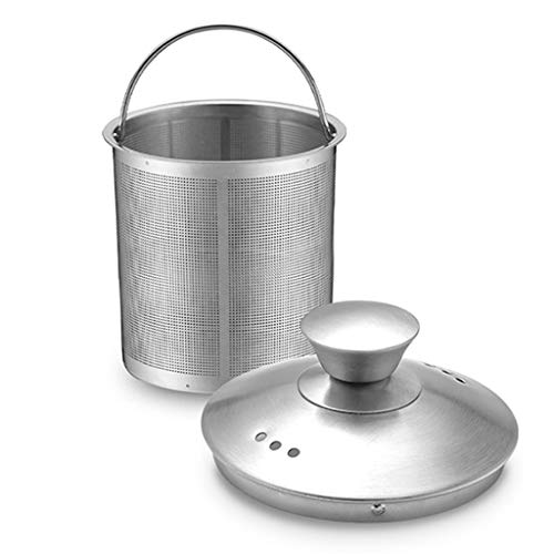 Silver Stainless Steel Kettle Large Capacity Kettle-included Teapot With Ergonomic Handle O-shaped Spout (1.5L, 50.7OZ) Multifunctional water kettle