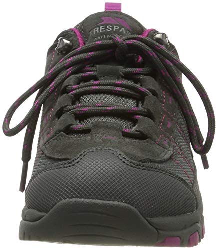 Trespass Rise Hiking Women's Scree Low Cut Walking Boot, Black Castle CSL, 9