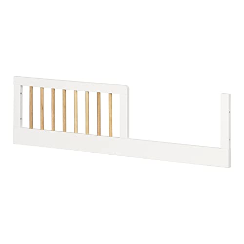 South Shore Balka Toddler Rail for Baby Crib White and Natural, Bohemian Harmony