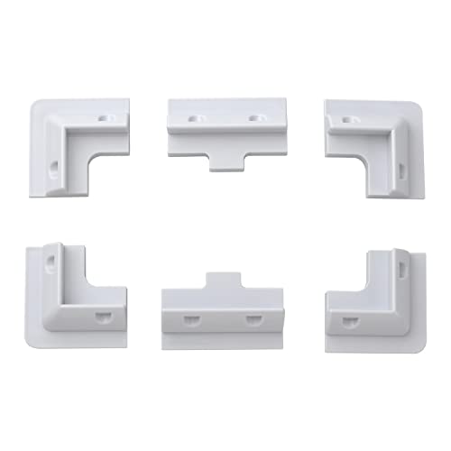 Spartan Power ABS Drill Free Solar Panel Mount 6 Piece (White) Great for RV's, Vans, Trailers, Buses, Skoolies, Boats