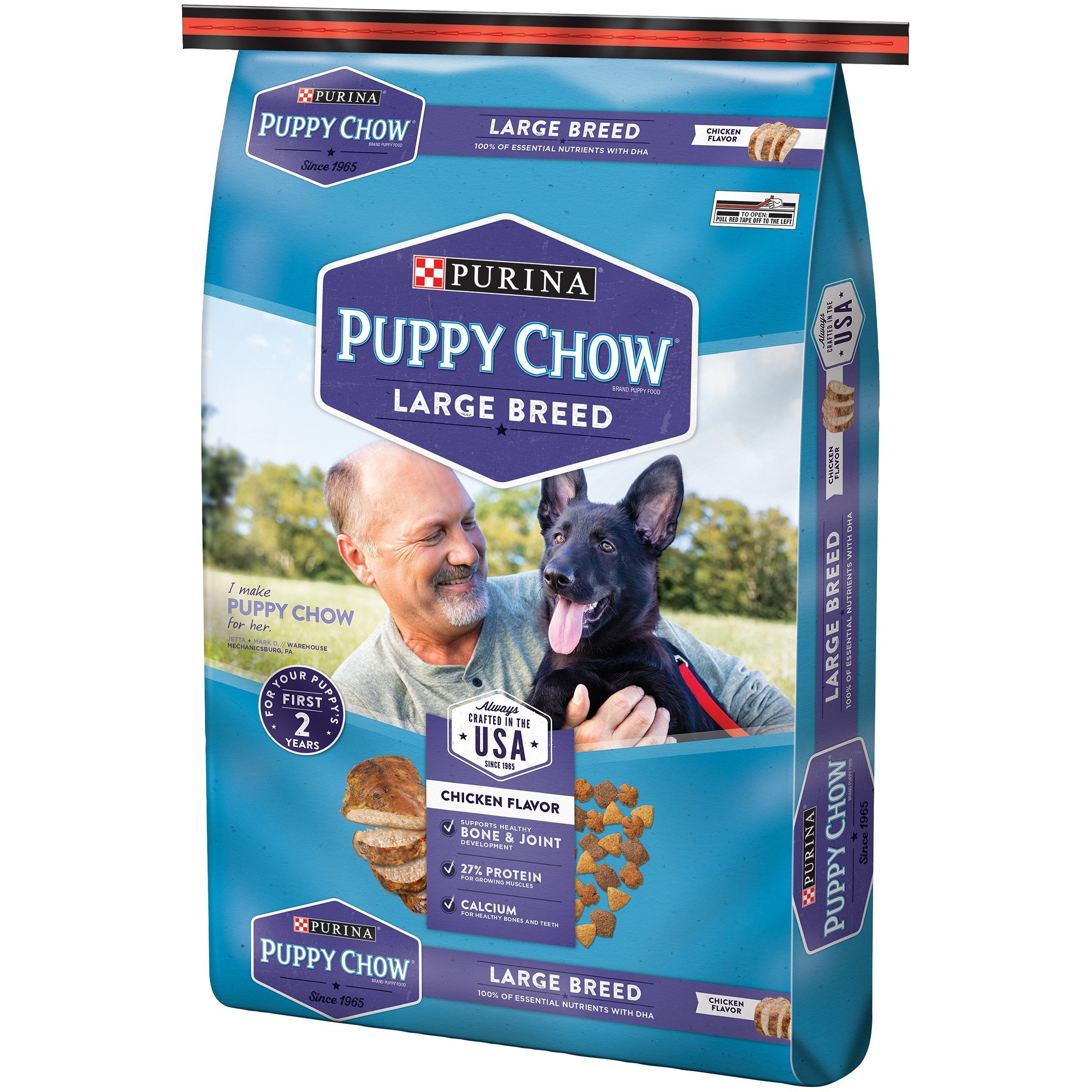 Purina 178116 Puppy Chow Large Breed, 32-Pound