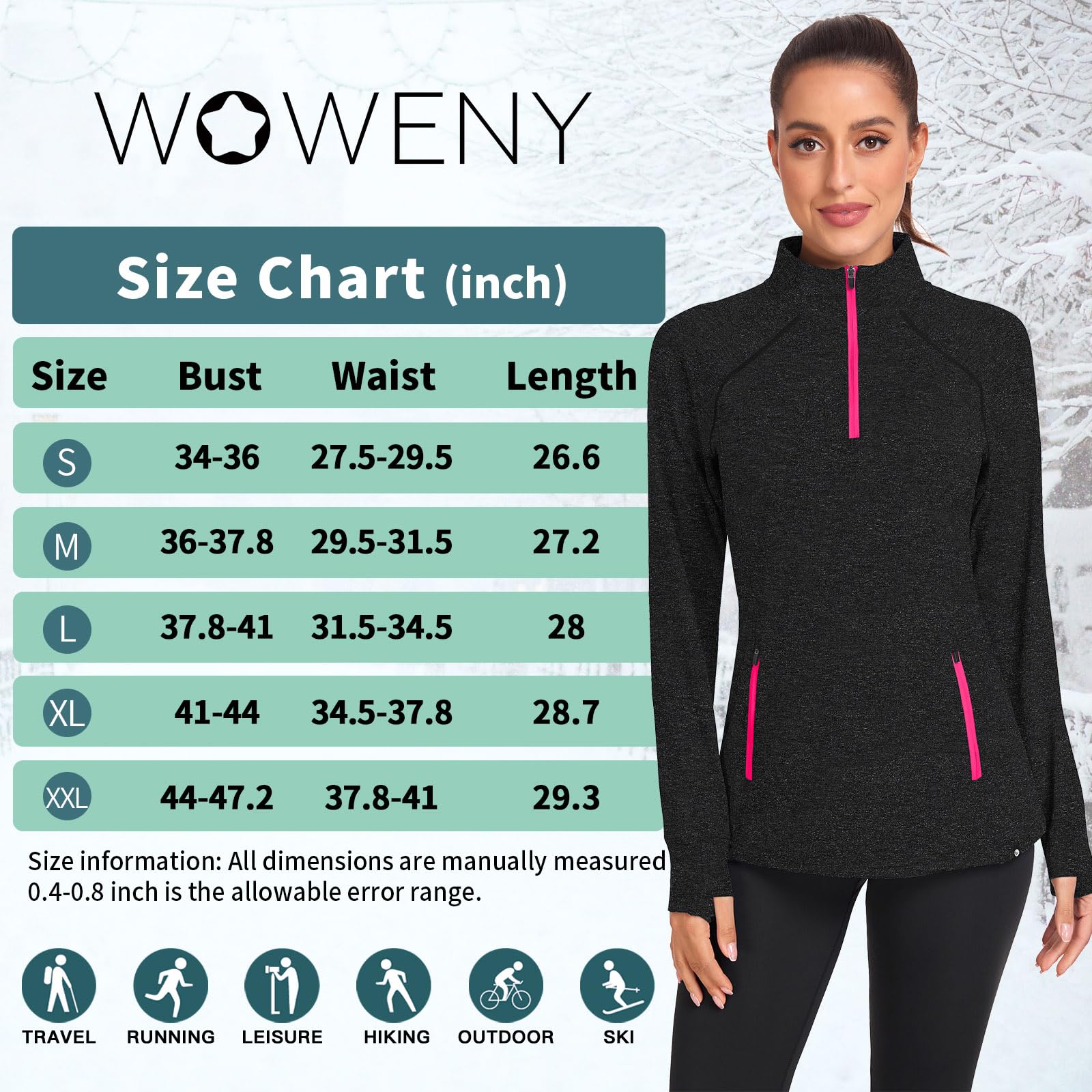 Women's Long Sleeve Hoodie Shirts Quick Dry Lightweight Hiking Outdoor Shirt Athletic Workout Tops(Blue, Medium)