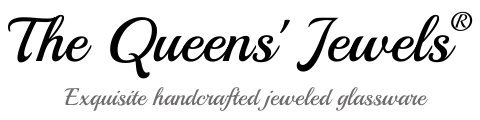 THE QUEENS' JEWELS - Bee Stemless Wine Glass, 21 oz. β Jeweled Eye-Catching Bumble Bee - Hand-Decorated Glassware β Not Painted β Dazzling and Unique
