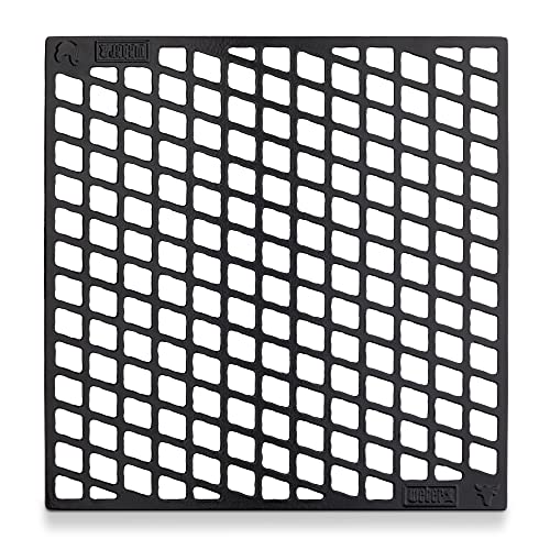 Weber Crafted Dual Sided Sear Grate, Porcelain Enameled Cast Iron