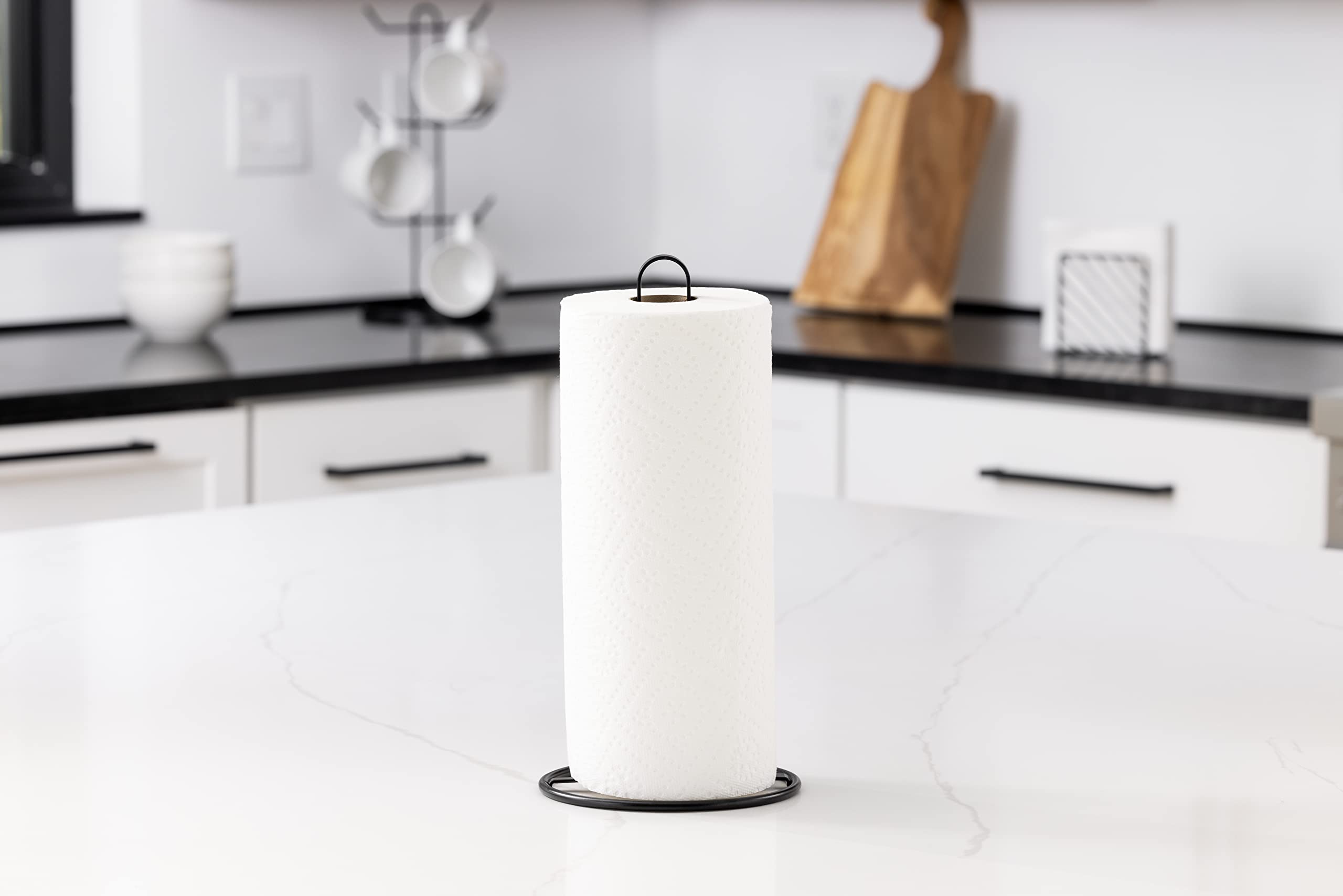Spectrum Diversified Paper Towel Holder Finley, Matte Black