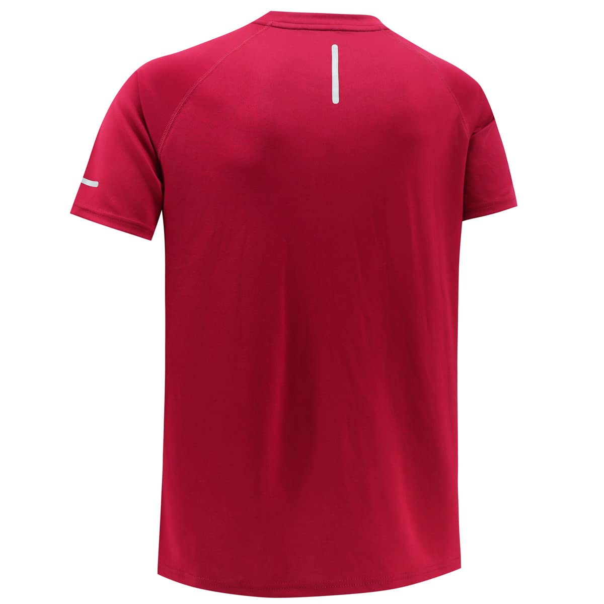 Workout Shirts for Men | Dry Fit Shirts Moisture Wicking - Gym Shirts Men Short Sleeve - Running Athletic Shirts (Large, 5-Pack Black, Black, Black, Blue, Red)