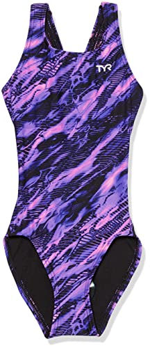 TYR womens Cadence Maxfits One Piece Swimsuit, Purple, 22 US
