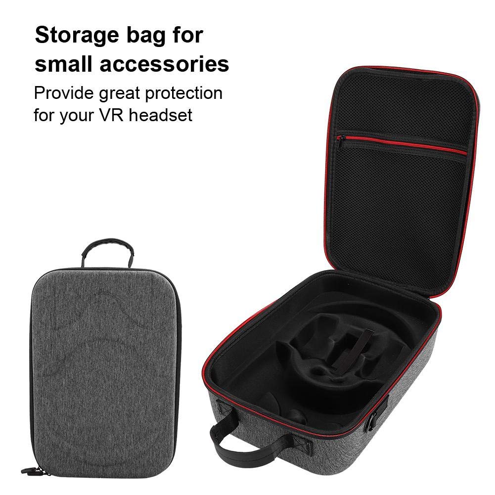 Romantic Valentine's Day Storage Bag for, Leftwei Vertical Storage Bag for Oculus VR Headset Storage Bag Waterproof Hard with Shoulder Strap Black/Grey for Travel Gaming VR Glass Oculus Quest Xiao