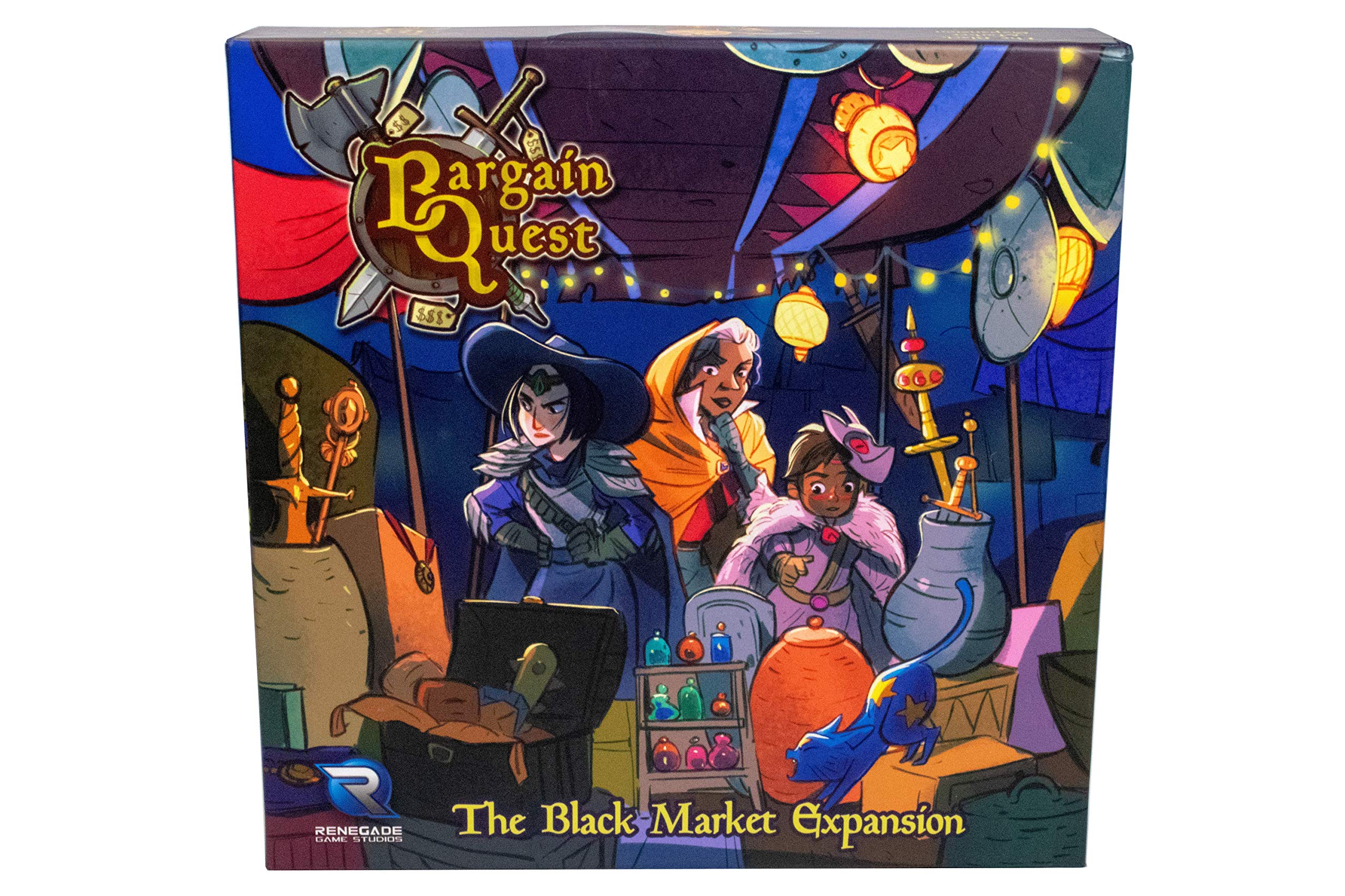 Renegade Game Studios Bargain Quest: The Black Market Expansion Game for 2-8 Players Aged 8 & Up