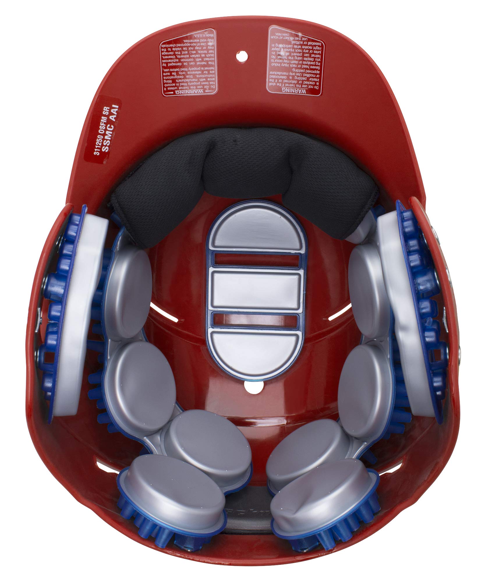schutt XR1 AiR MAXX Baseball Batting Helmet - One Size Fits Most, Matte Scarlet, Junior