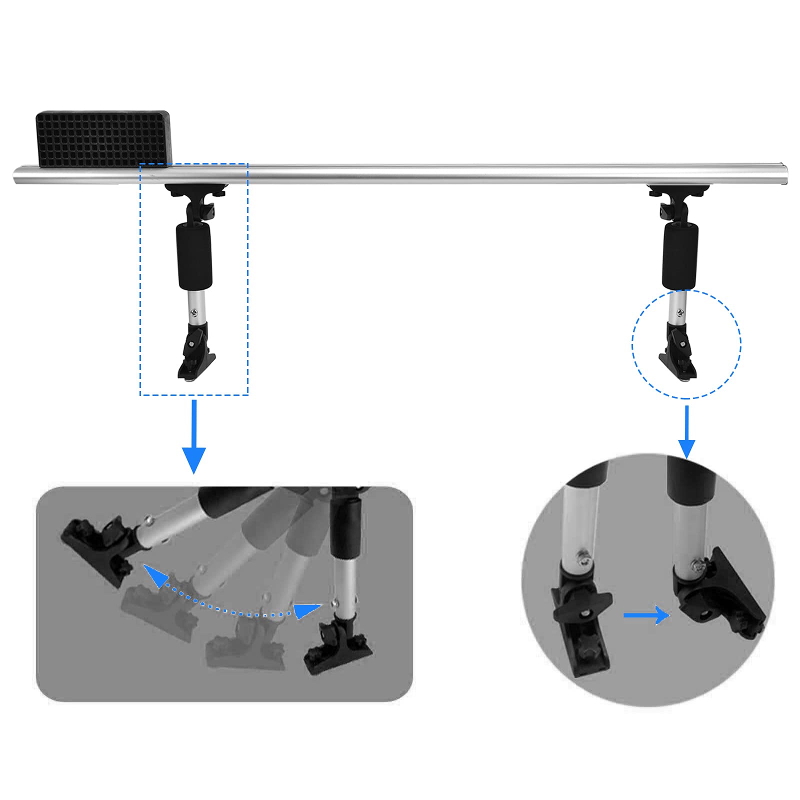 wuyule Kayak Motor Bracket Kayak Motor Mount Fishing Kayak Trolling Motor Mount Rack