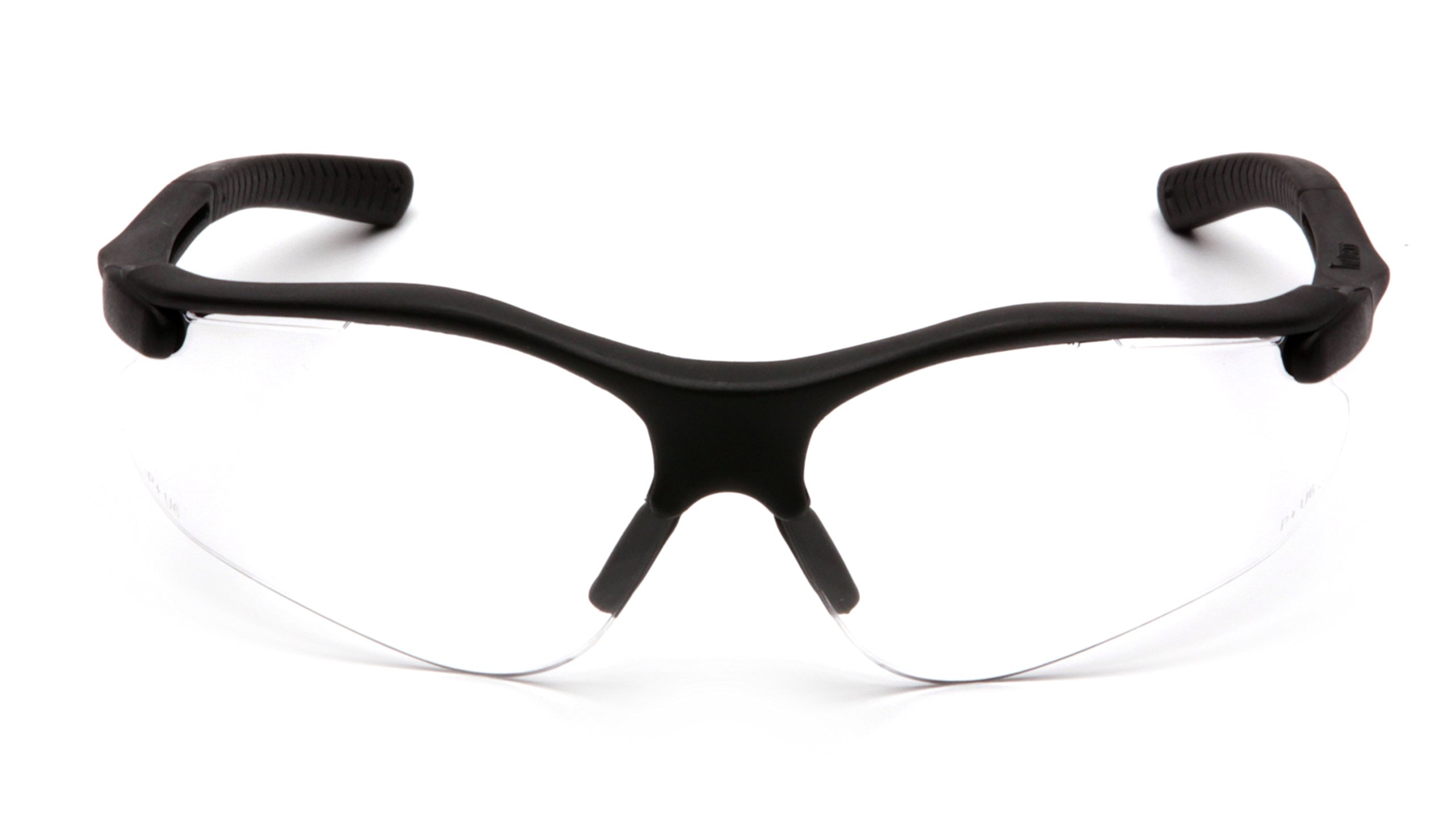 Pyramex Fortress Safety Eyewear, Clear Anti-Fog Lens With Black Frame