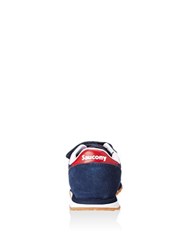 Saucony Boy's Originals Jazz Hook & Loop (Toddler/Little Kid) Navy/Red 6.5 Toddler W
